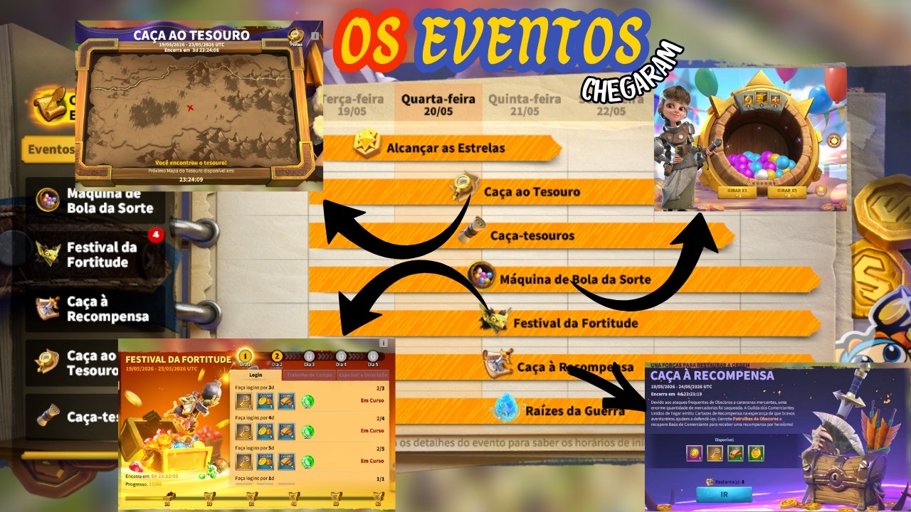 EVENTOS CHEGANDO - Dicas + Fechando 8k no p2w