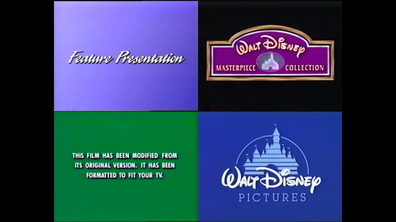 Feature Presentation/Walt Disney Masterpiece Collection/Green Formatted Screen/Walt Disney Pictures