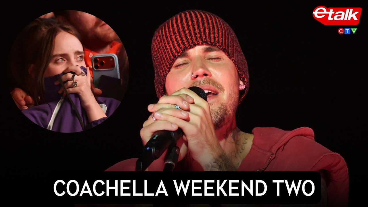 Justin Bieber brings out Billie Eilish during Coachella