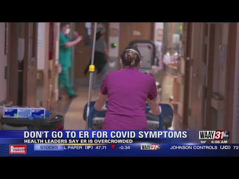 DON'T GO TO ER FOR COVID SYMPTOMS