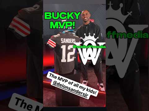 DEION SANDERS gave BUCKY MVP over SHILO/ SHEDEUR/ BOSSY! #deionsanders #coloradofootball #espn #nfl