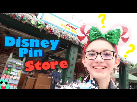 What Pins are Currently available at Disney World? Tour of Pin Stand at Hollywood Studios!