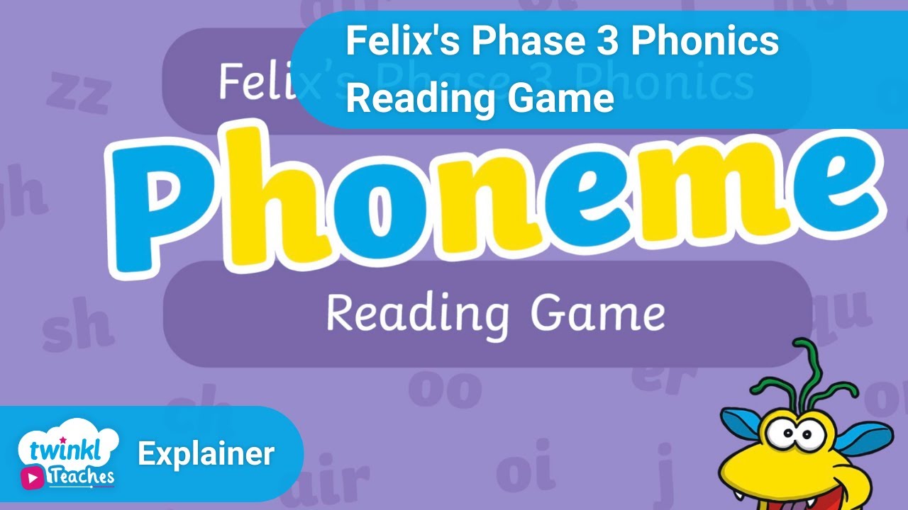 Felix's Phase 3 Phonics Phoneme Reading PowerPoint Game