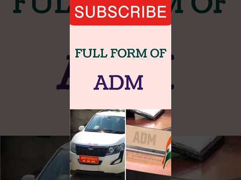 Full Form Of Adm #adm #fullform #shortvideos #knowledge #allforms #education #shortvideo #yt #short