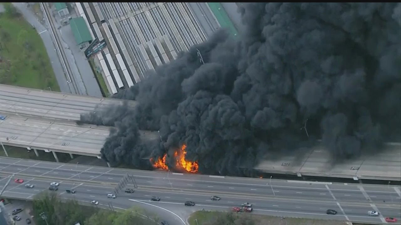 I-85 BRIDGE COLLAPSES DURING FIRE IN ATLANTA