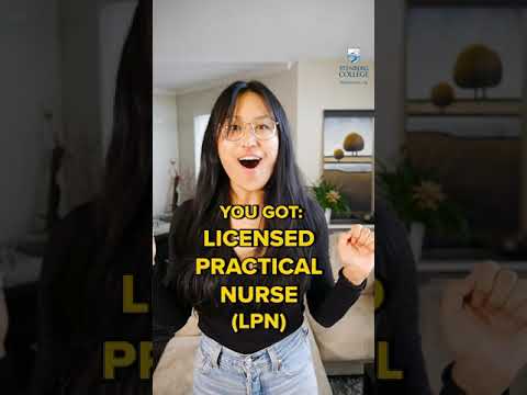 Stenberg’s Licensed Practical Nurse Career Quiz #shorts