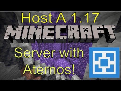 How to make a 1.17 Minecraft Server with Aternos!