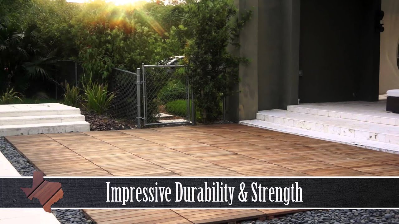 Ipe Decking Texas - Deck Tiles