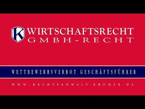 Wettbewersverbot GmbH-Geschäftsführer