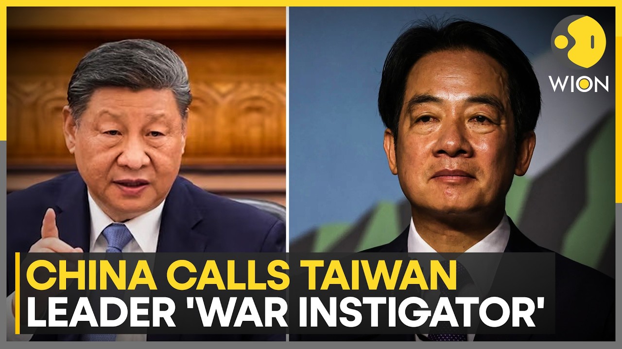 Lai Ching-Te: Washington to Back Taipei Despite China's Arms Sale Threat | WION NEWS