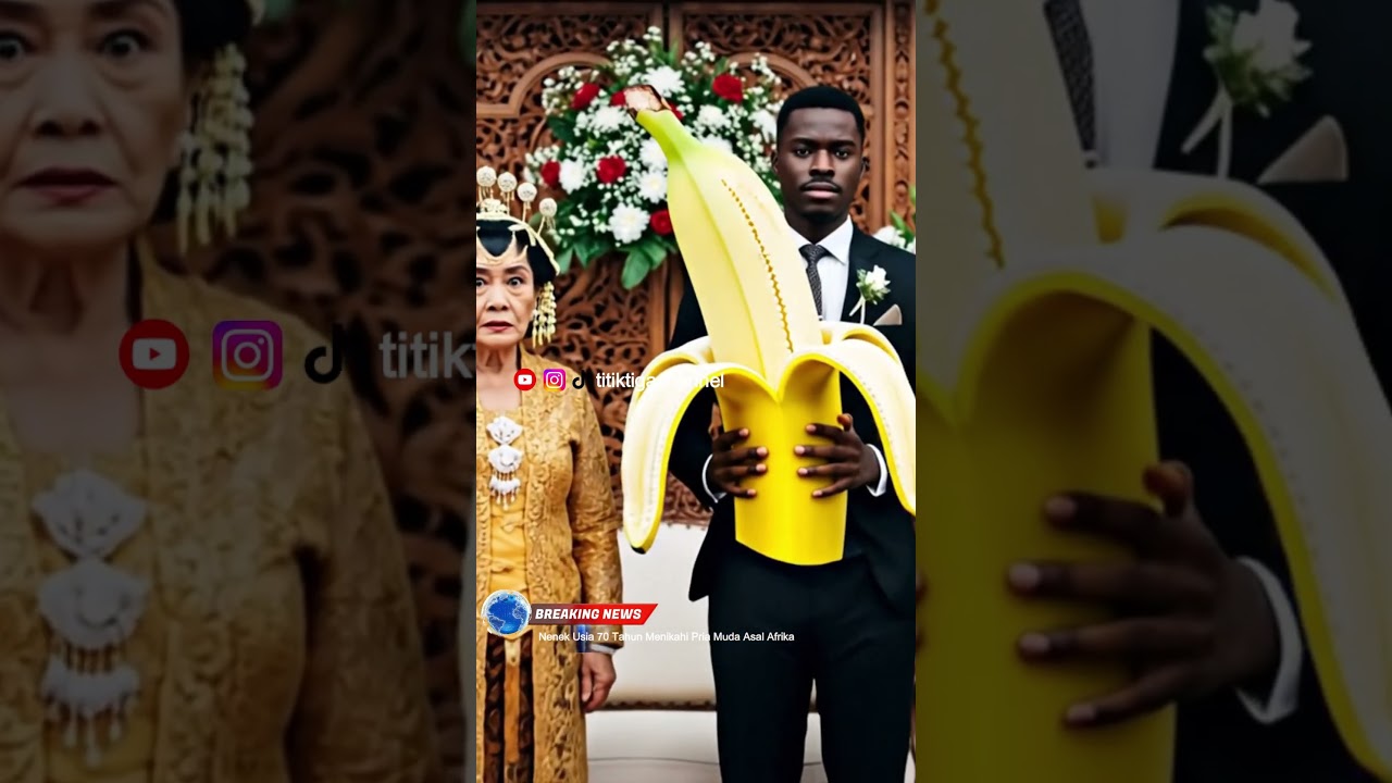 Viral !! Nenek Berusia 70 Tahun Menikahi Pria Muda Asal Afrika #Viral #PernikahanViral #CeritaViral