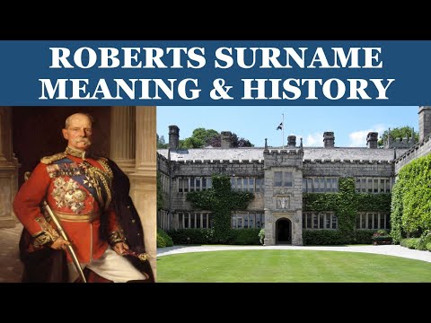 Roberts Surname History