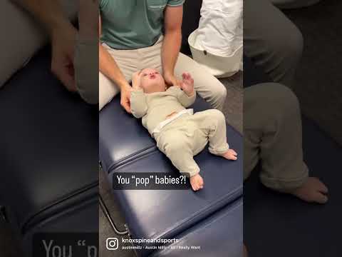 What a Chiropractic Appointment Looks Like for Babies!