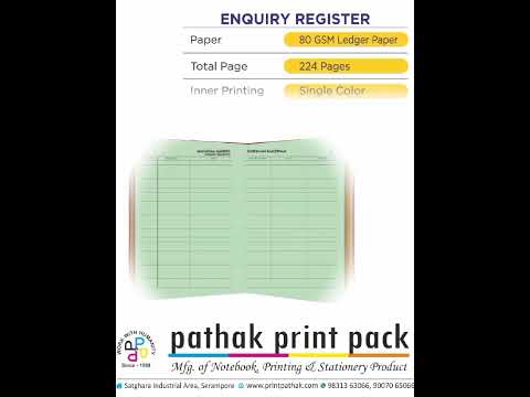 Attendance Register at Best Price in India
