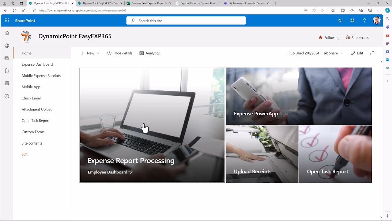 Office 365 Employee Expense Management | EasyEXP365
