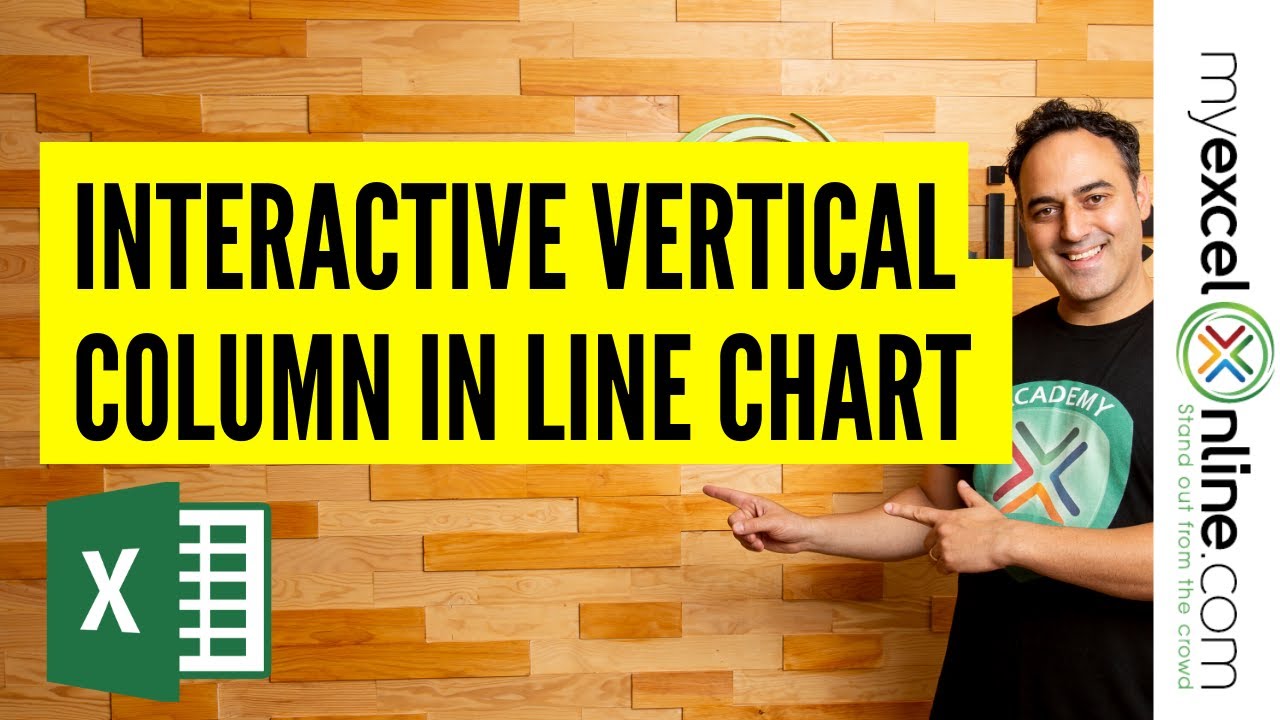 Add Vertical Date Line Excel Chart | MyExcelOnline