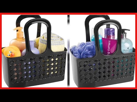 iDesign 79222 Orbz Plastic Bathroom Shower Tote, Small College Dorm Caddy for Shampoo, Conditioner