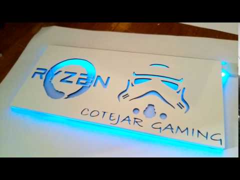 ℹ️ Custom made GPU backplate with RGB