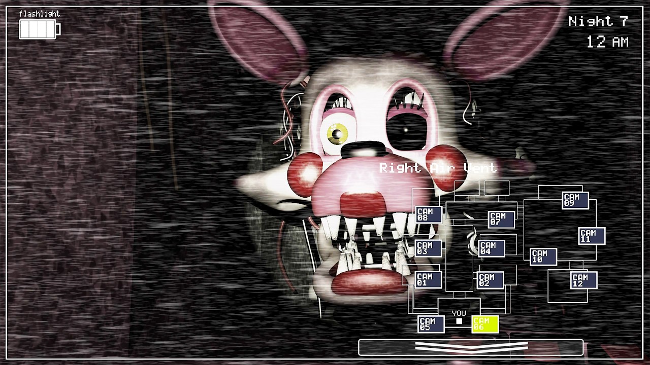 Mangle FNaF in Real Time Voice Lines Animated