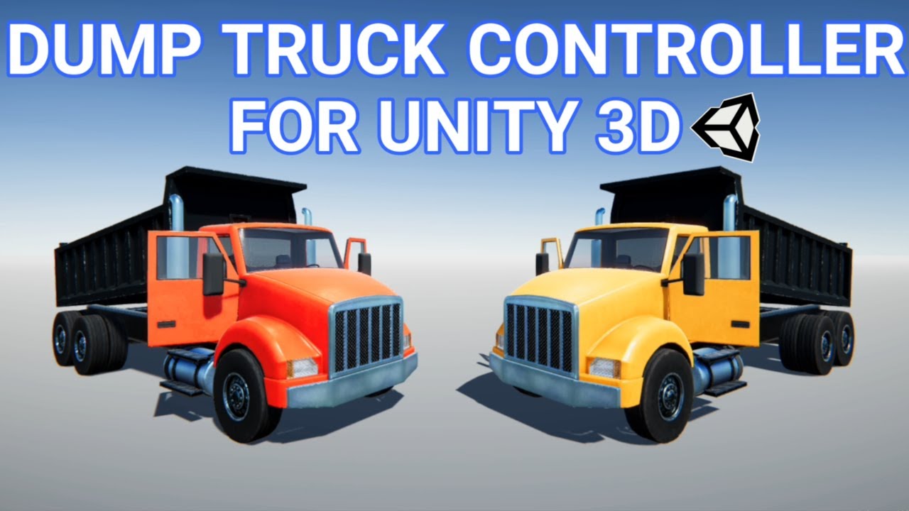 Unity Asset Store | Dump Truck Controller for Unity v1.0.0