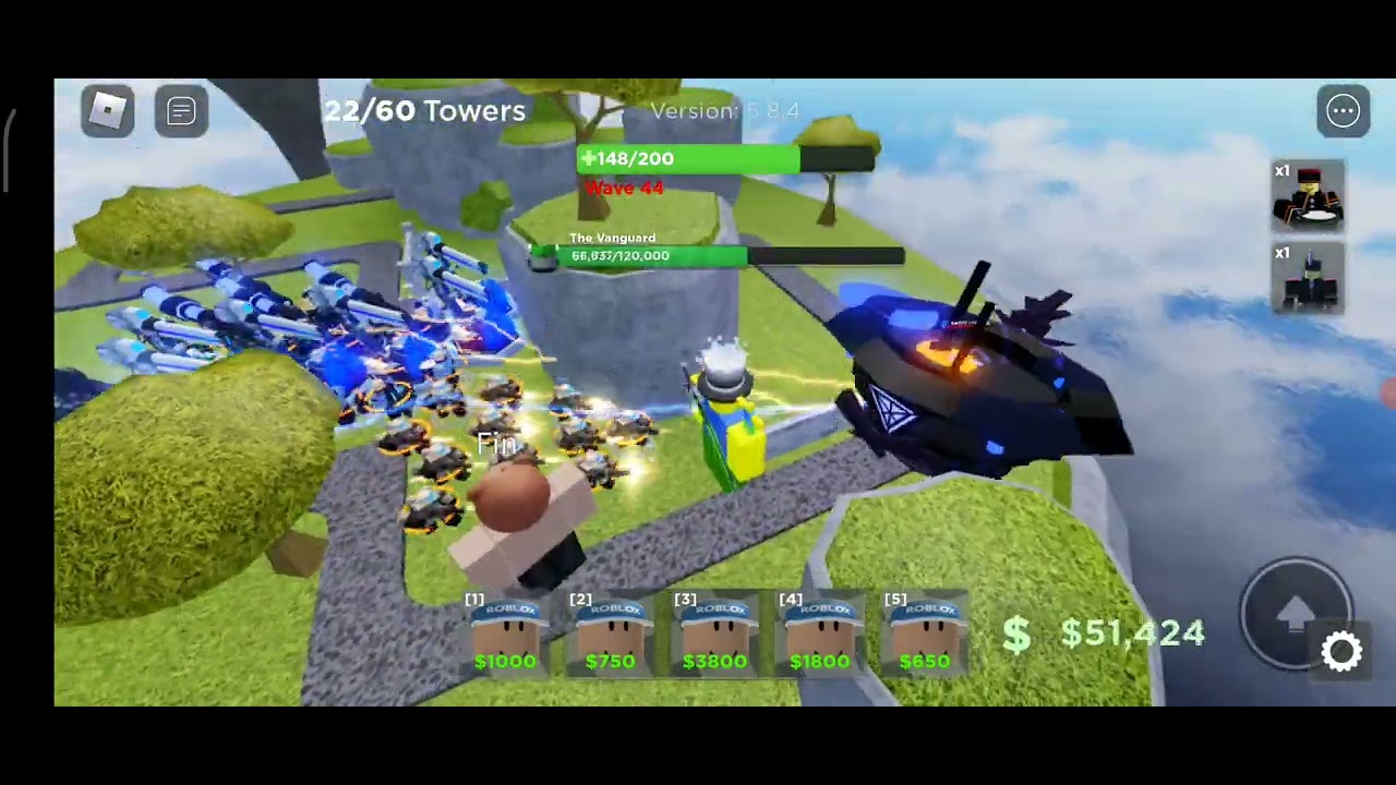 Cursed Vanguard tower blitz