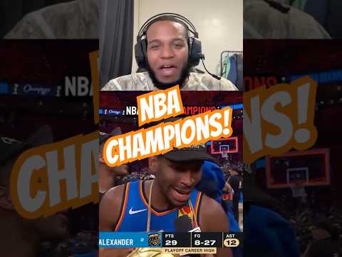 OKC Thunder Win the 2025 NBA Finals!