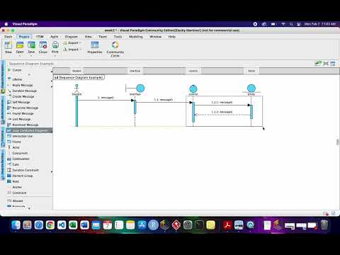 Visual Paradigm Sequence Diagram