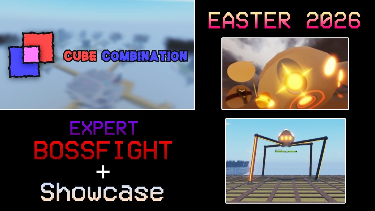 Roblox - Cube Combination: Expert Eggoship Bossfight + Showcase