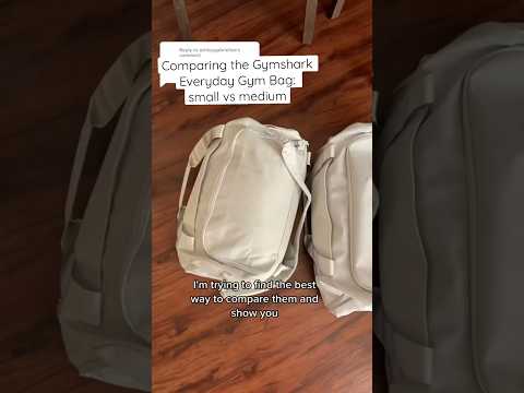 Unboxing and Comparing the Gymshark Small and Medium Everyday Gym Bag | Gym Bag Review