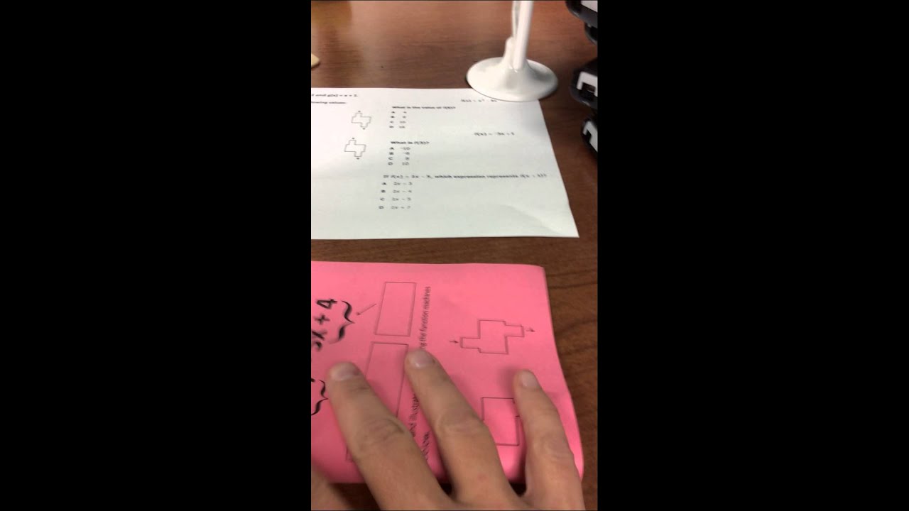 Function Notation Foldable