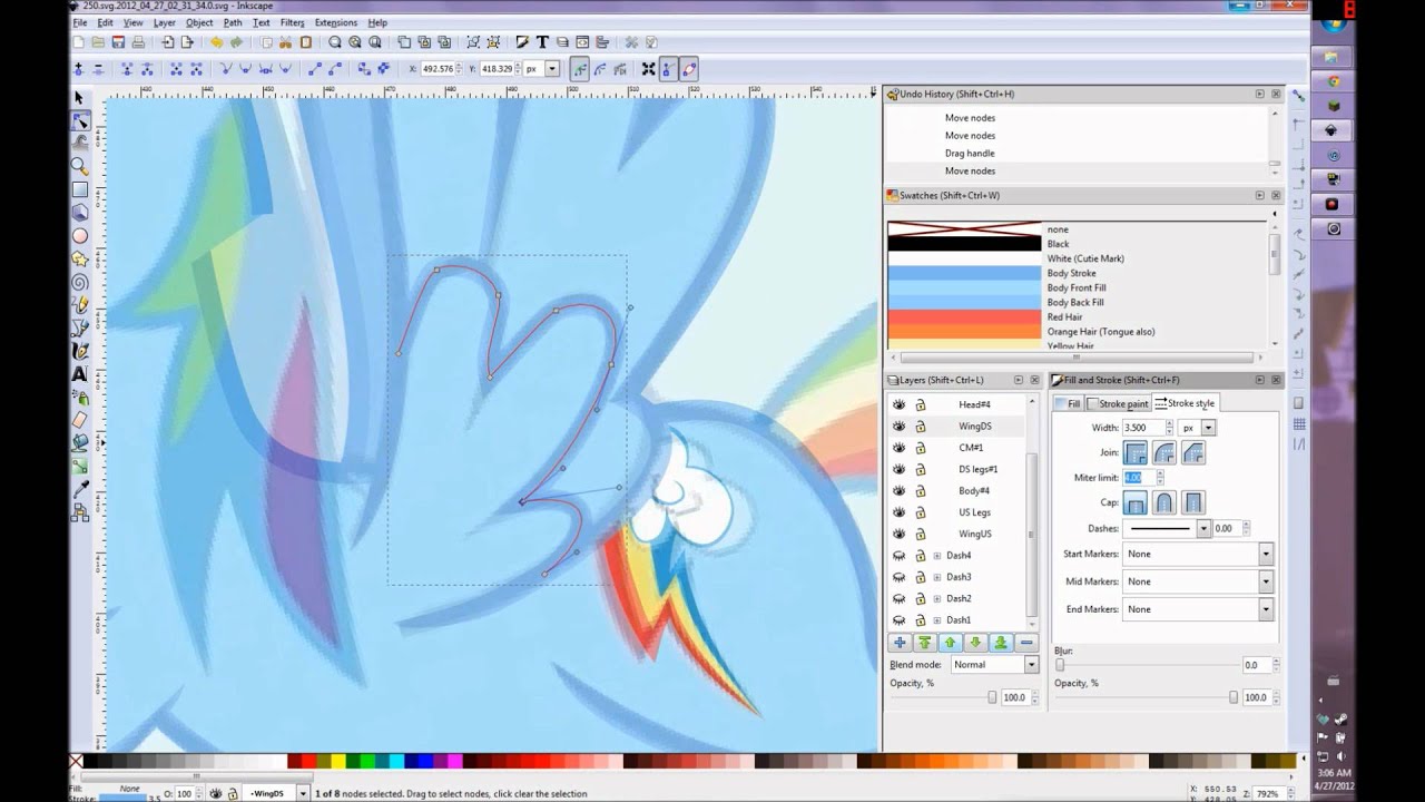 Rainbow Dash Cuddle Pile! (Speed Draw)