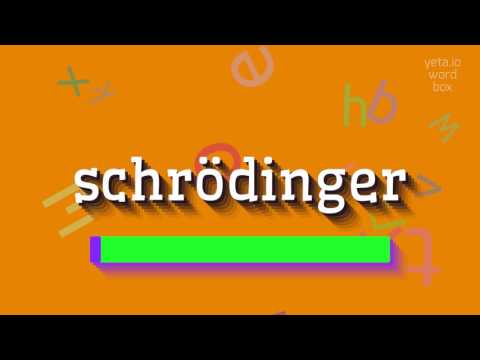 How to say "schrödinger"! (High Quality Voices)
