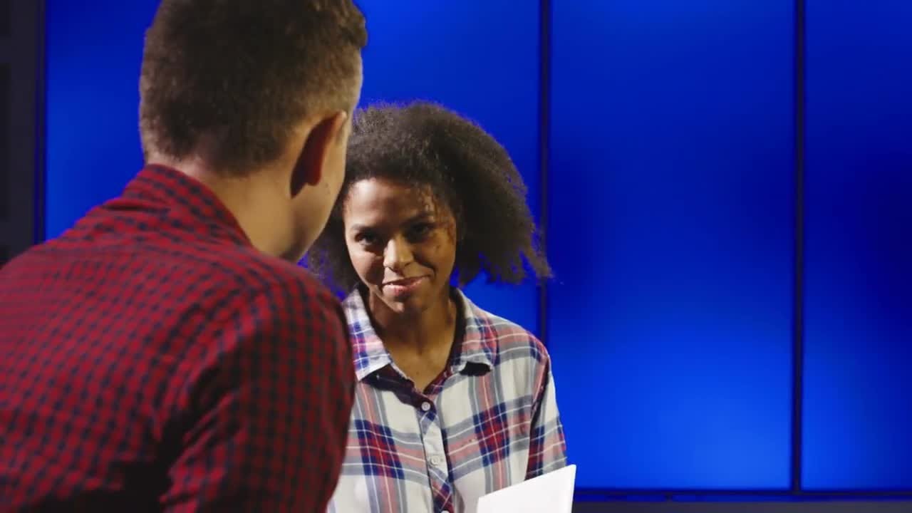 The Interview Stock Video