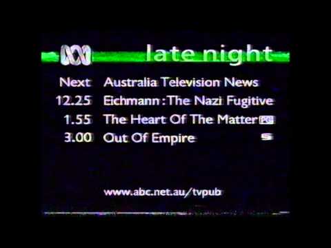 ABC TV - Late Night Programme Schedule (4/4/1997)