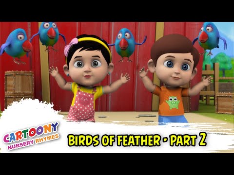 Birds Of Feather Part 2 | Educational Rhymes For Kids | Animal Learning Rhymes | English Cartoon |