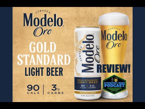 Modelo Oro Gold Standard Light Beer 1 Can Review In The Pool!