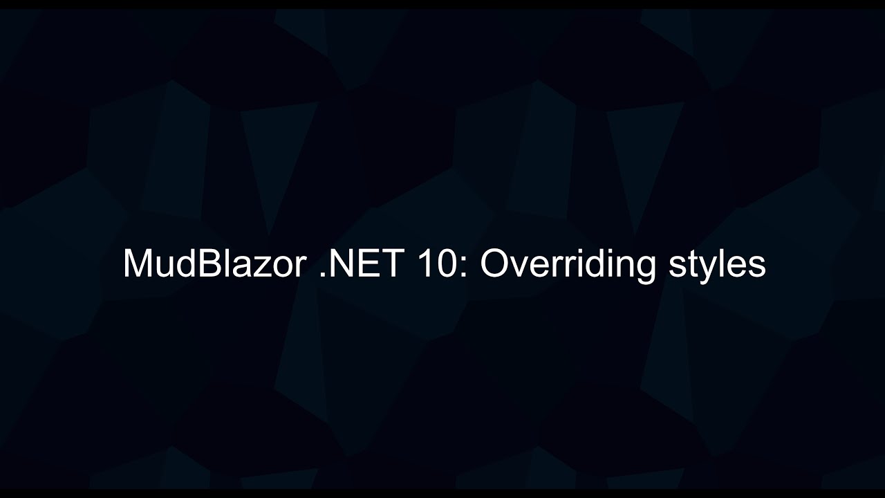 MudBlazor Theme Customization: Themes & Style Overrides (.NET 10)