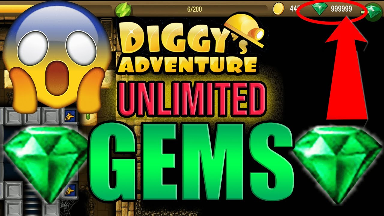Diggy's Adventure Cheat for Unlimited Free Gems!