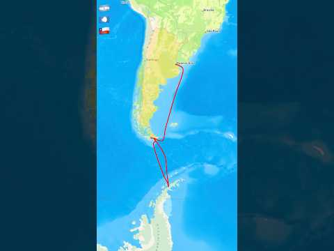 12 night Antarctic explorer cruise route #travel