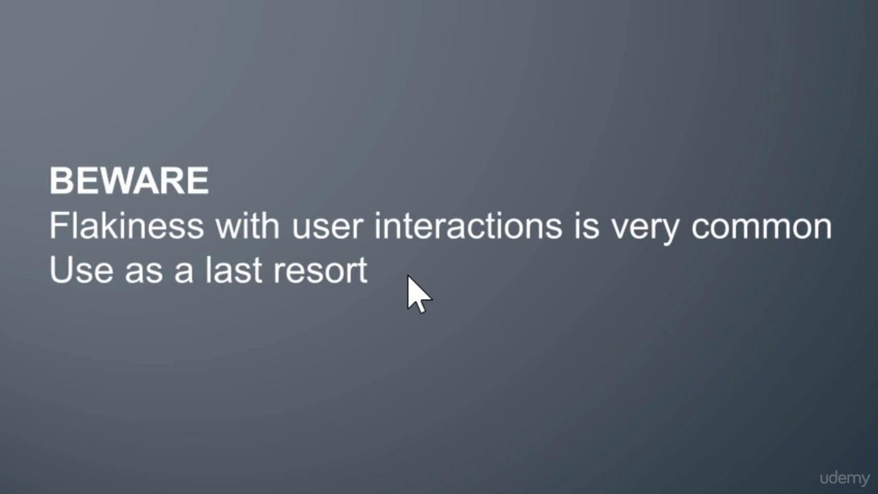 What are user interactions in Selenium Webdriver?