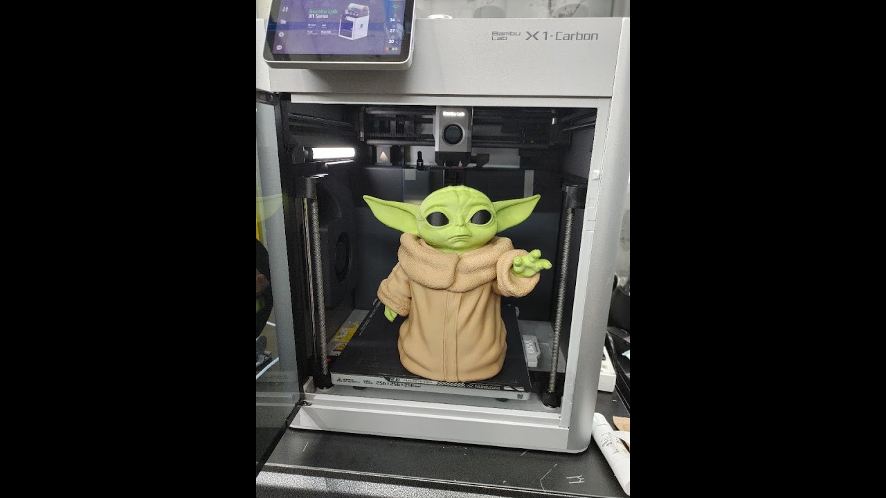 Bambu Lab X1-Carbon The Child time lapse