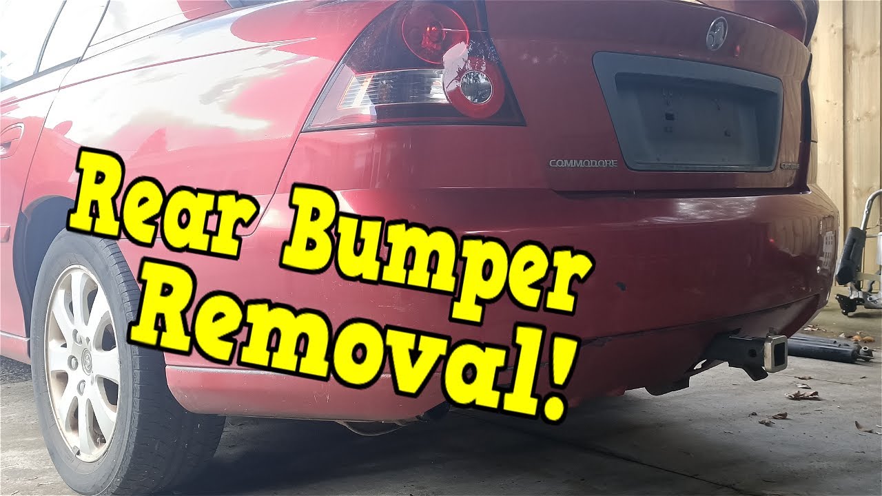 How To Remove VY Rear Bumper Bar!
