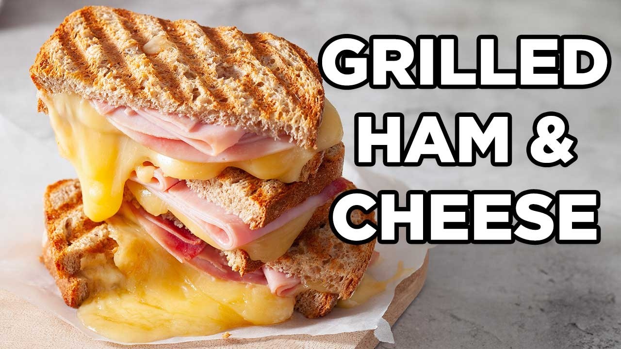 The Best Grilled Ham & Cheese Sandwich - Ooey Gooey Perfection!