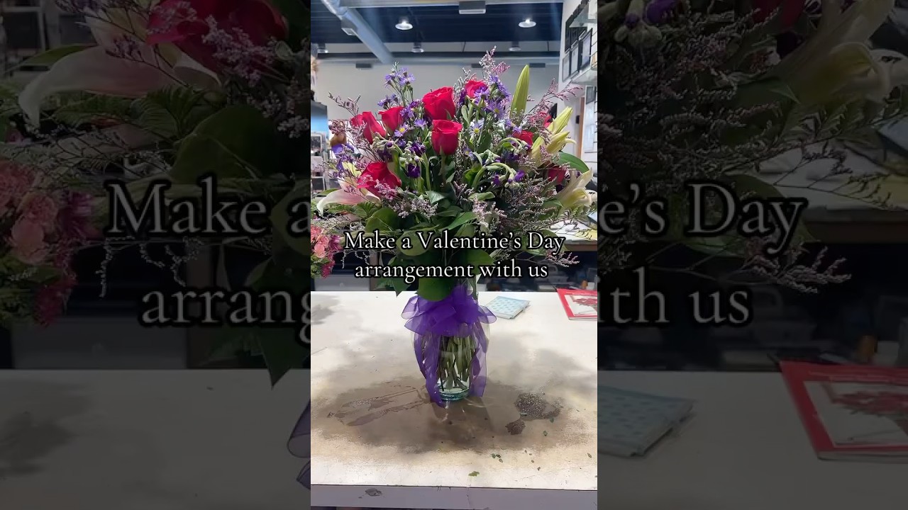 ❤️Romantic Red Rose blooms w/ a Touch of Purple Time-Lapse #fyp  #NorthTexasFlowers, #valentinesday