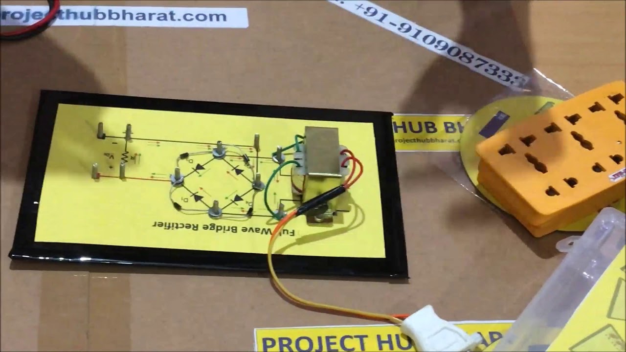 Bridge Rectifier Science Project kit (Do it Yourself Kit)