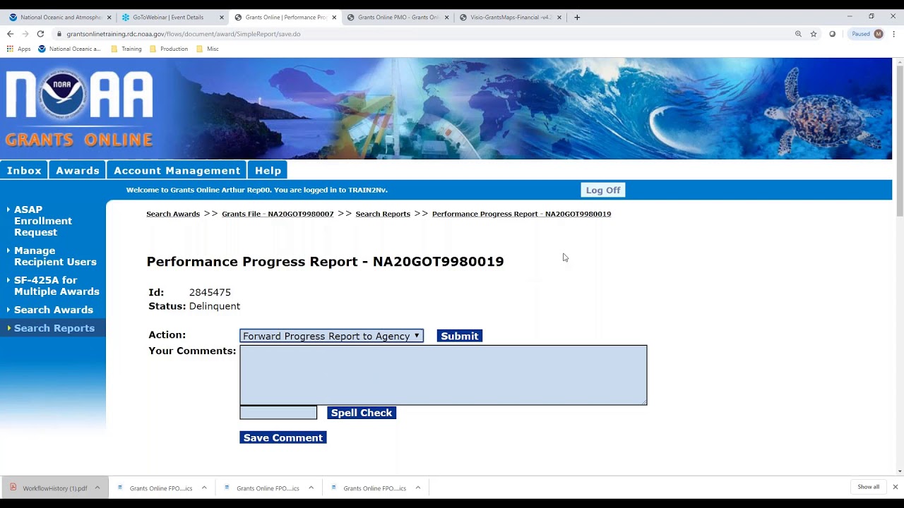 11 - Performance Progress Report & Federal Financial Report