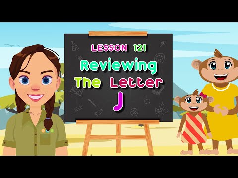 Spanish for Kids - Spanish Alphabet - The Letters J & H - Lesson 121