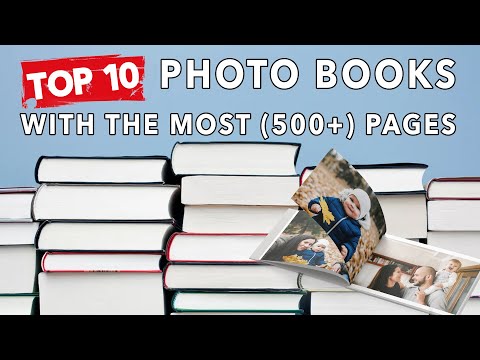 TOP 10 PHOTO BOOKS with most (500+) PAGES