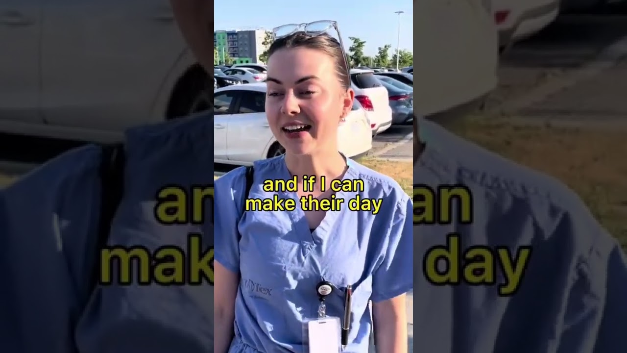 Asking a Nurse What She Does for a Living 📸🥺 #nurses #love #kind #compassion #motivation