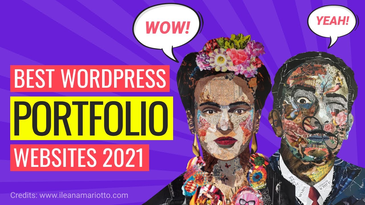WordPress Portfolio Website Examples | Web Design Inspiration 2021